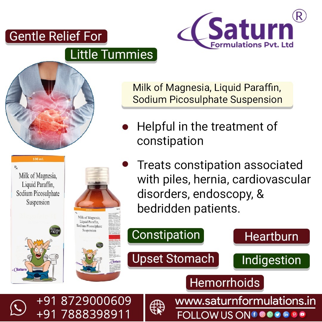 Best Liquid Paraffin Milk Of Magnesia Sodium Picosulphate Suspension ...